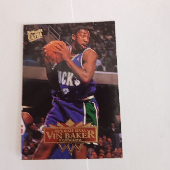 Toys | 199596 Ultra Milwaukee Bucks Basketball Card 10 Vin Baker | Poshmark